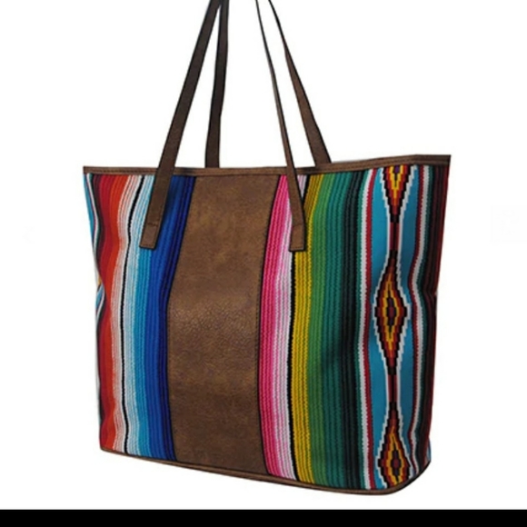 N Gil | Bags | Serape Print Tote | Poshmark